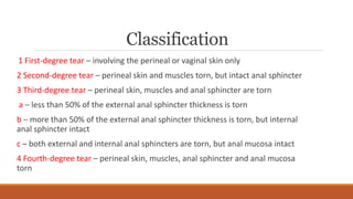 Rectovaginal fistula and Perineal tear | PPTX