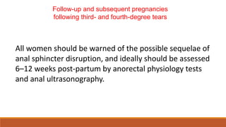 Rectovaginal fistula and Perineal tear | PPTX