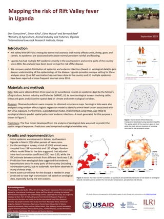 Mapping the risk of Rift Valley fever in Uganda | PDF
