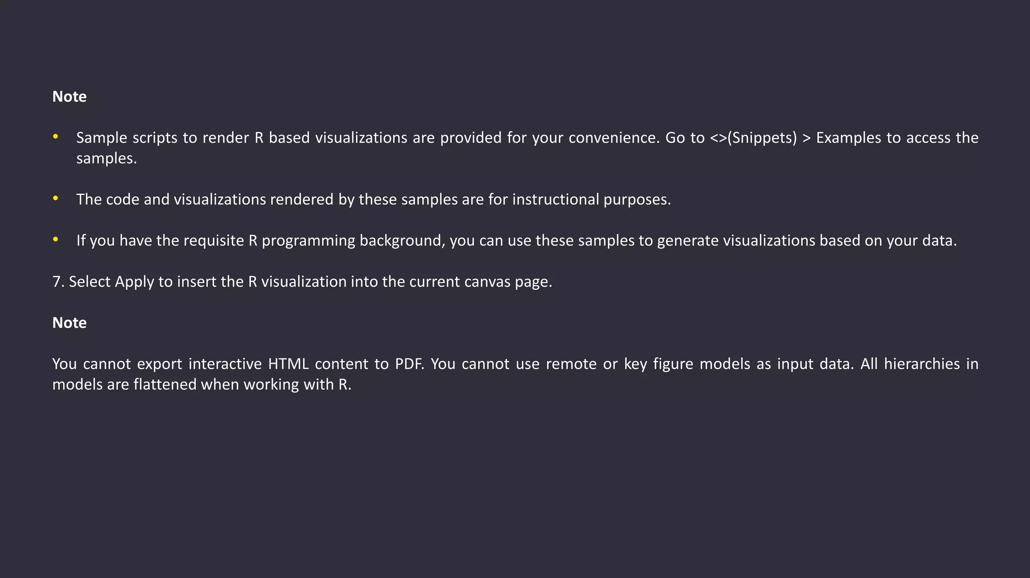 R Visualizations in SAP Analytics Cloud | PDF