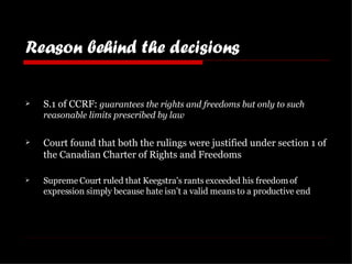 R.v.Keegstra | PPT