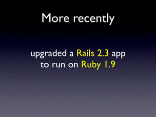 RVM, Bundler and Ruby Tracker | PPT