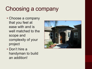 Rvm construction how to choose the right general contractor | PPTX ...