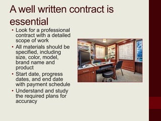 Rvm construction how to choose the right general contractor | PPTX ...