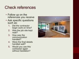 Rvm construction how to choose the right general contractor | PPTX ...