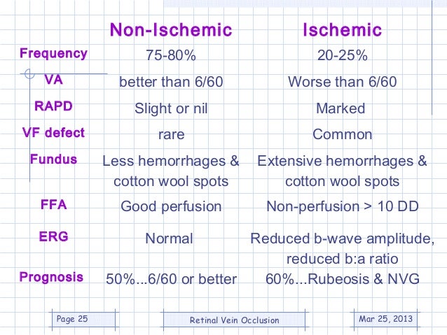 Central Retinal Vein Occlsion (CRVO)
