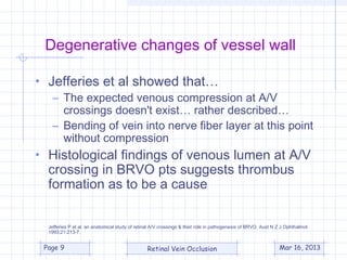 Branch Retinal Vein Occlsion (BRVO) | PPT