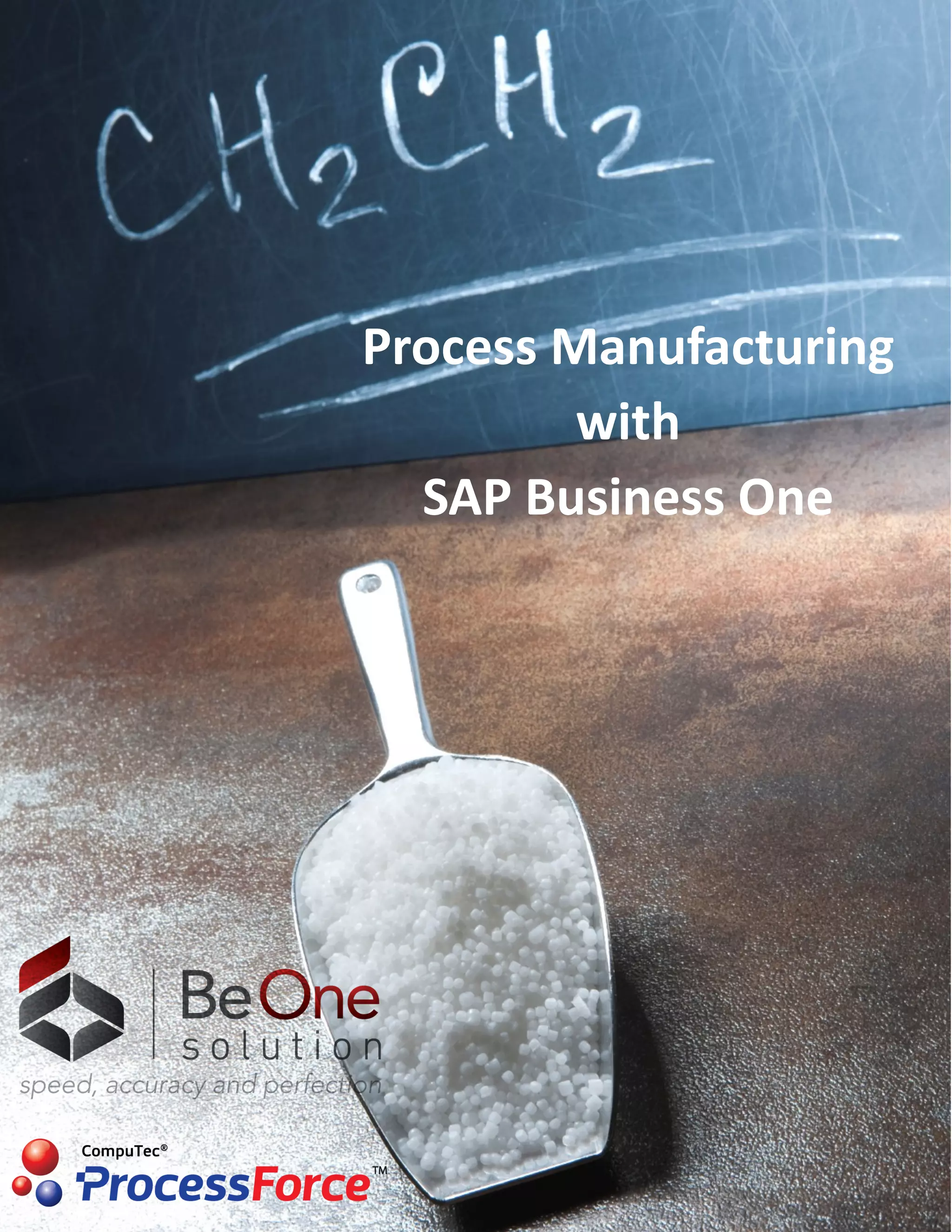 SAP Business One with ProcessForce - BeOne Solution | PDF