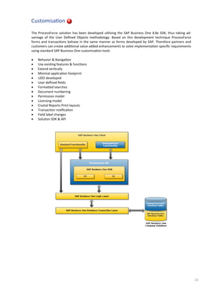 SAP Business One with ProcessForce - BeOne Solution | PDF