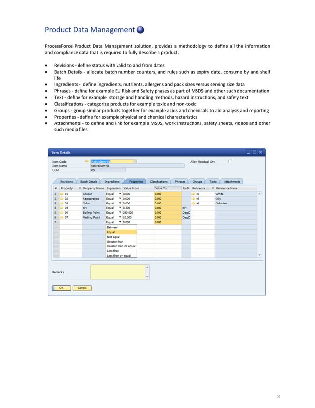 SAP Business One with ProcessForce - BeOne Solution | PDF