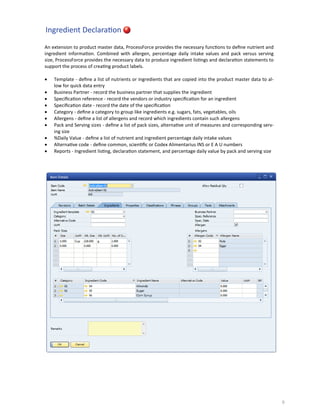 SAP Business One with ProcessForce - BeOne Solution | PDF