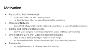 RVOS: End-to-End Recurrent Network for Video Object Segmentation (CVPR 2019) | PPT