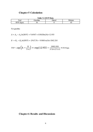 Reid vapor Pressure | PDF