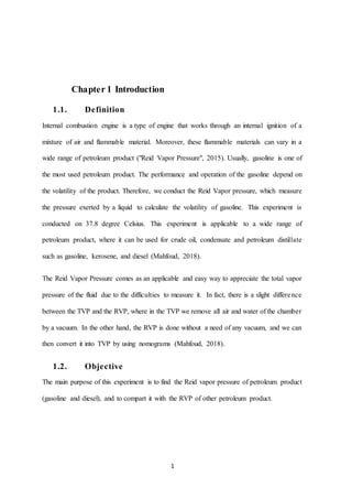 Reid vapor Pressure | PDF