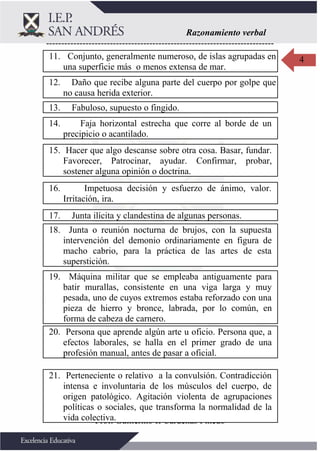Rv palabras con su significado | DOC