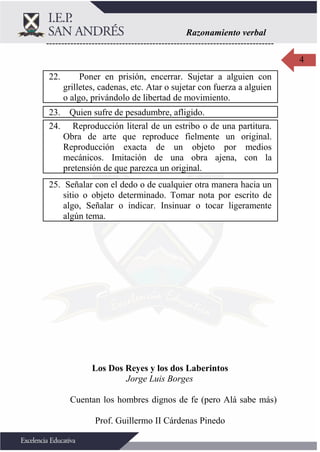 Rv palabras con su significado | DOC