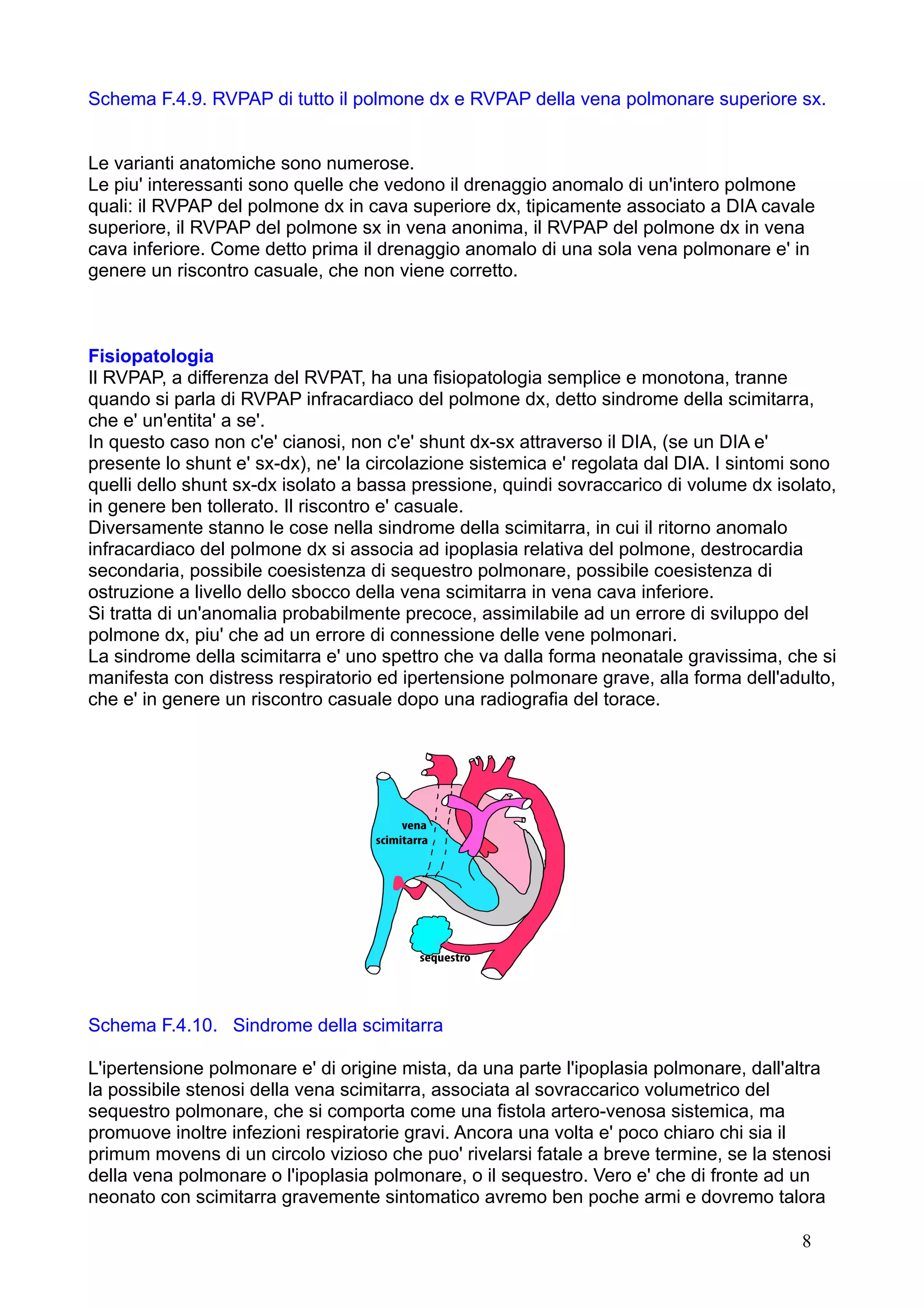 Le anomalie del ritorno venoso polmonare | PDF