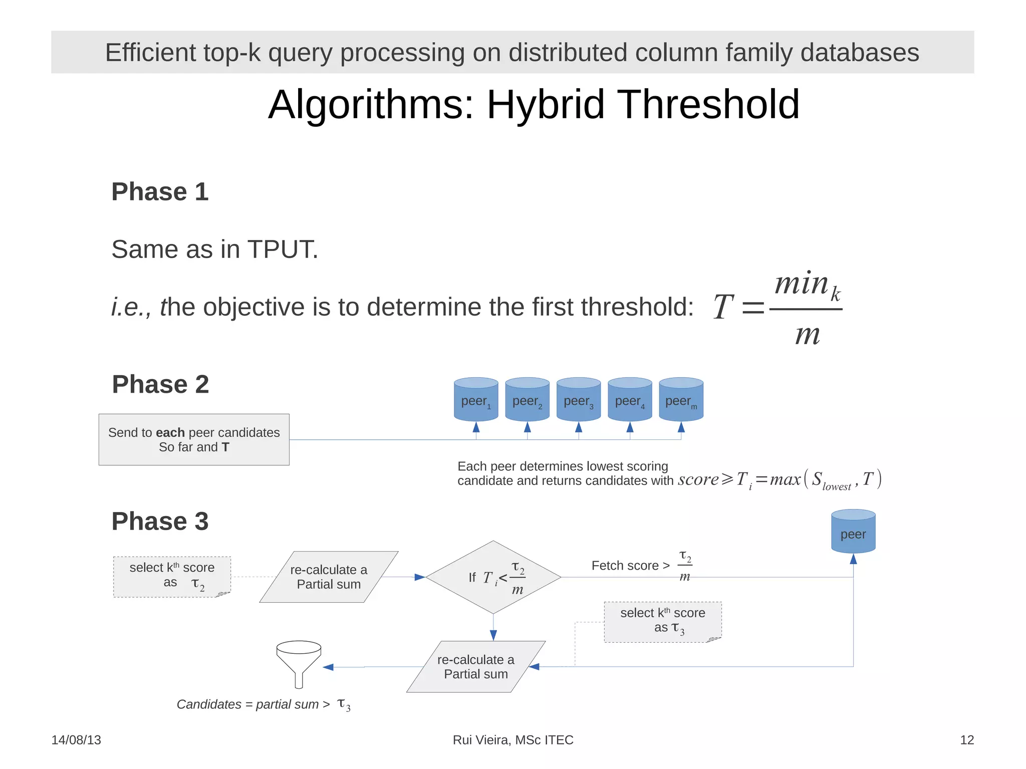 Efficient top-k queries processing in column-family distributed databases | PDF | Databases ...