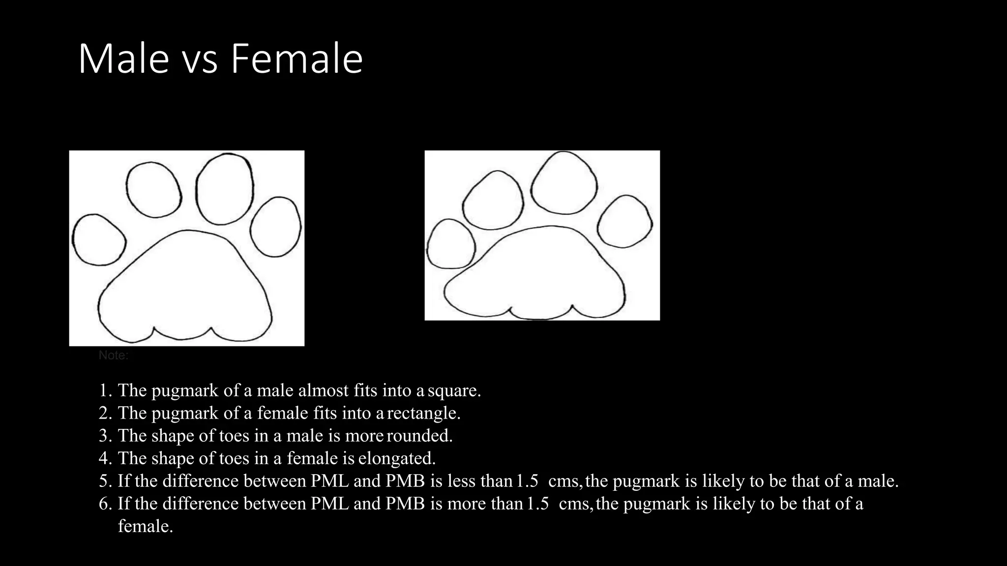 Forensic Pug Marks PPT | PPTX