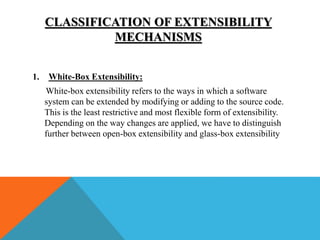 Reusibility vs Extensibility in OOAD | PPTX