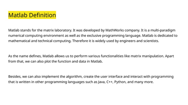 R vs Matlab: Which One Is More Powerful? | PPT