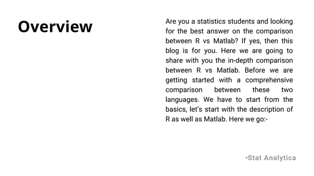R vs Matlab: which one is more powerful and why | PPT