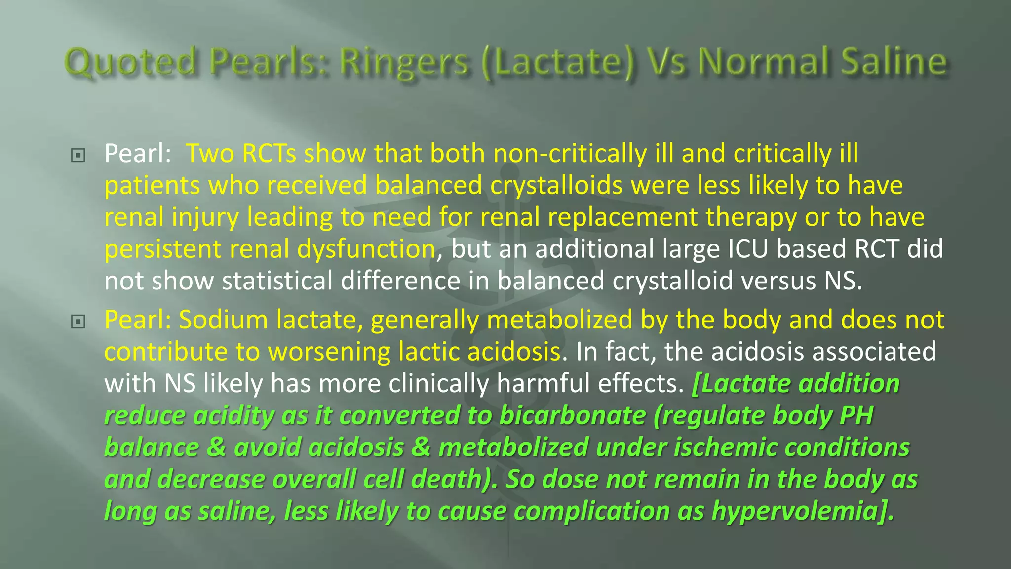 Ringers VS Normal saline.pptx