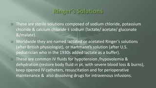 Ringers VS Normal saline.pptx