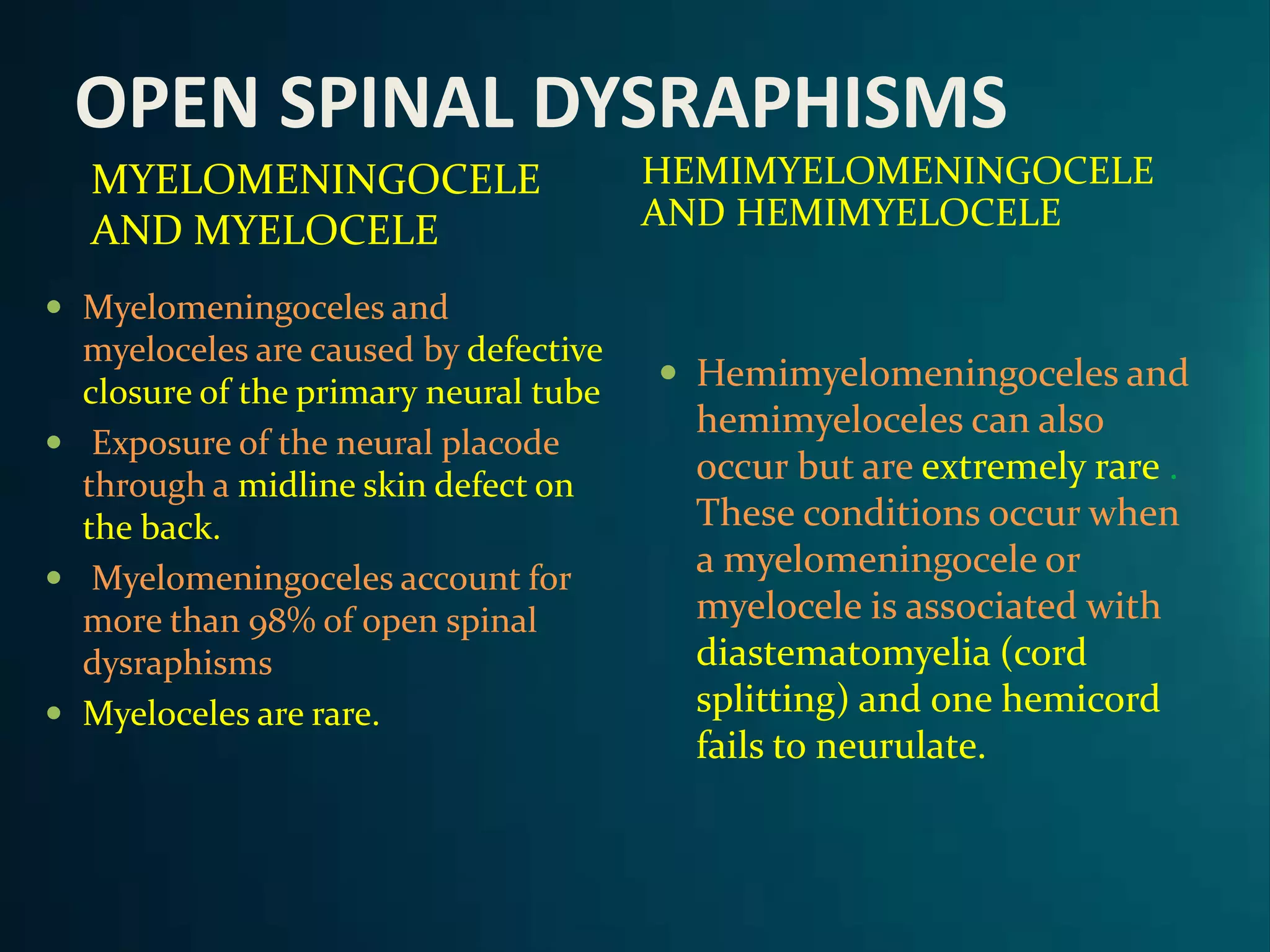 Congenital Anomalies Of Spine And Spinal Cord | PPTX | Brain and Nervous System Disorders ...