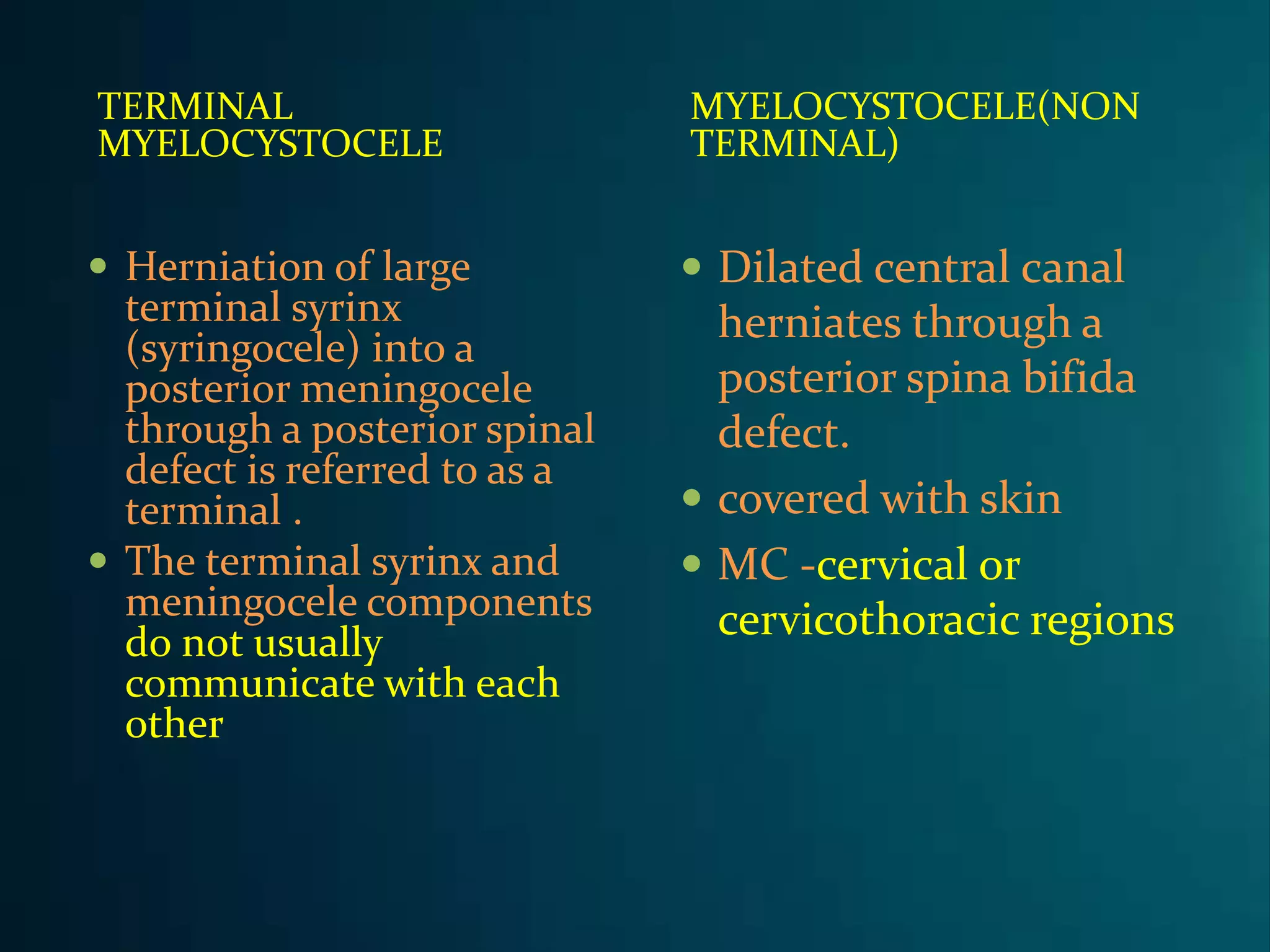 Congenital Anomalies Of Spine And Spinal Cord | PPTX
