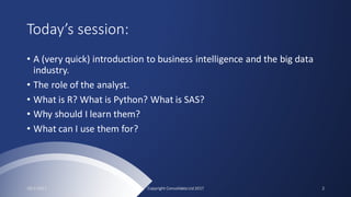R vs Python vs SAS | PPT