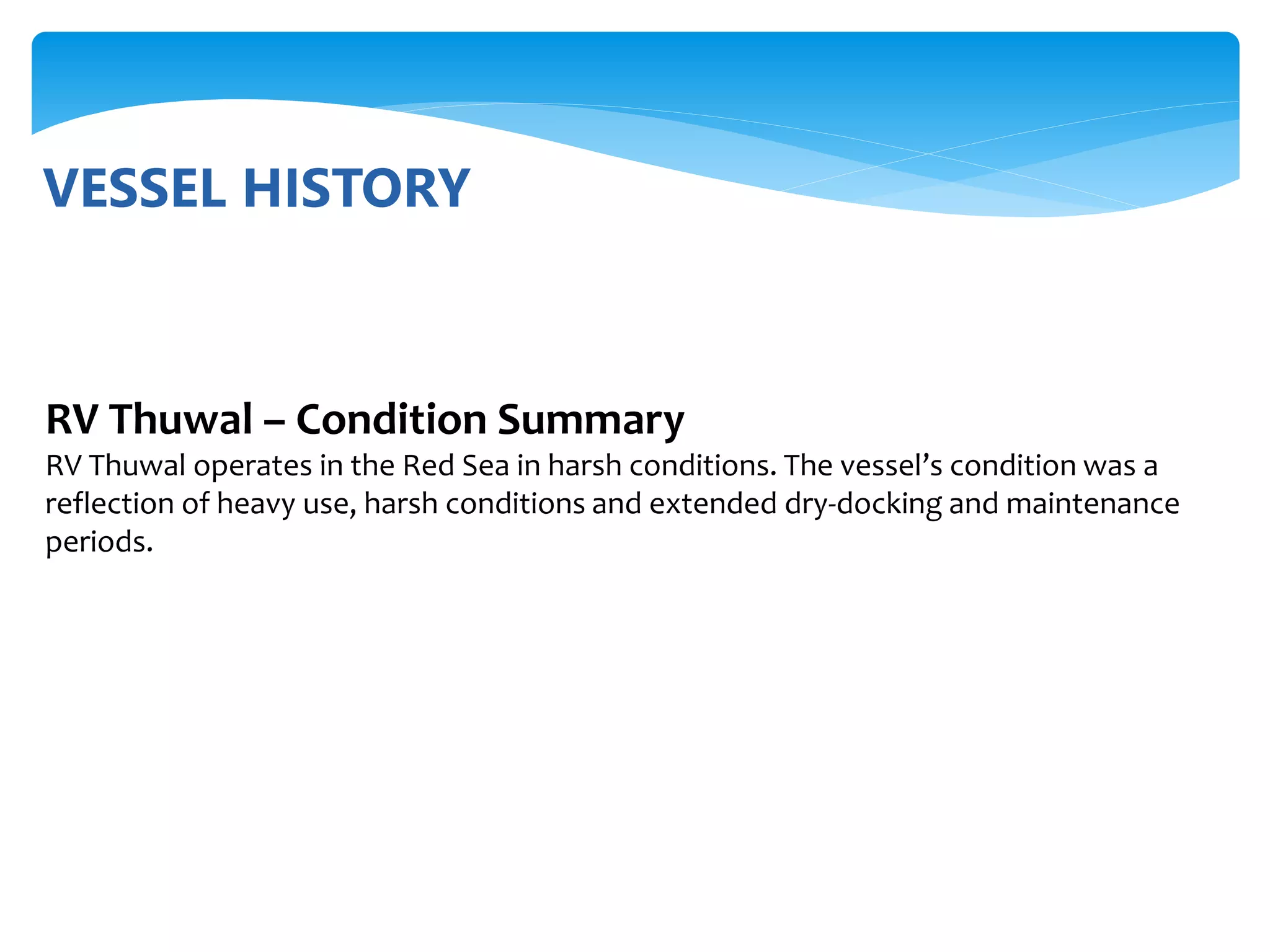 RV Thuwal - Refit project overview by Maritime Survey Australia | PPTX ...