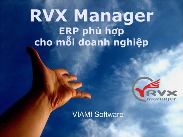 Phần mềm quản lý ERP & RVX cho doanh nghiệp | PPT
