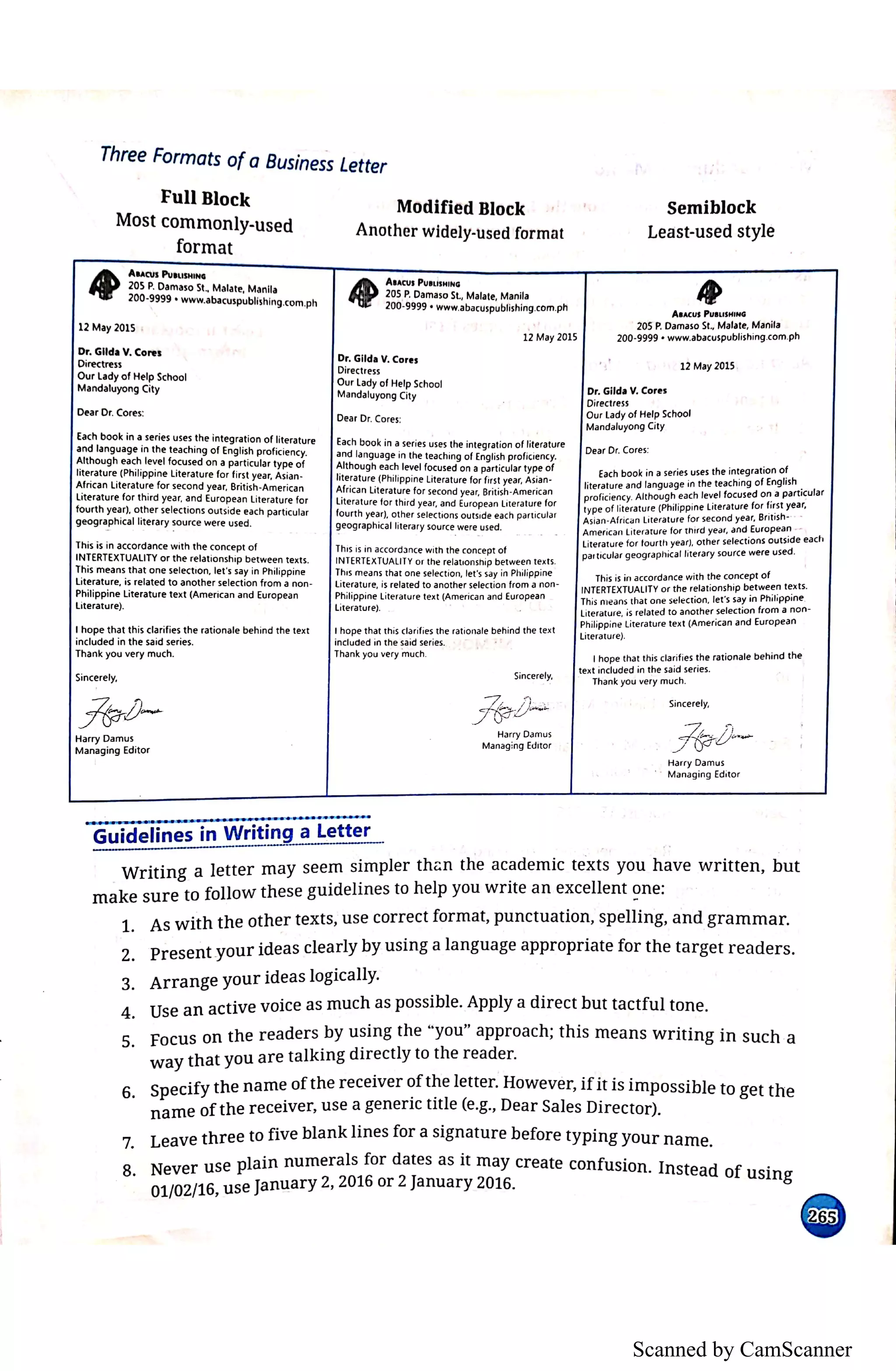 Rw letters-memos-emails | PDF