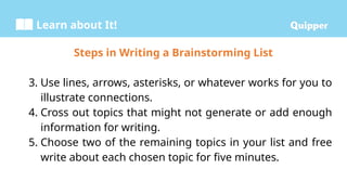 RW 11_12_Unit 2_Lesson 1_Organizing Information Through a Brainstorming ...
