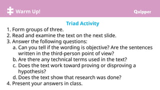 RW 12_Unit 3_Lesson 1_Writing in the Sciences.pptx