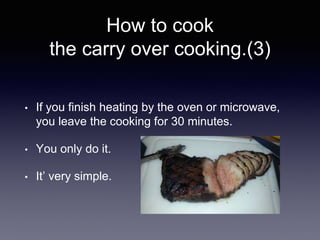 Cooking of Carryover about meet | PPT
