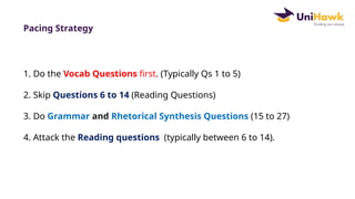 The Digital SAT - Boundaries (Punctuation) | PPTX