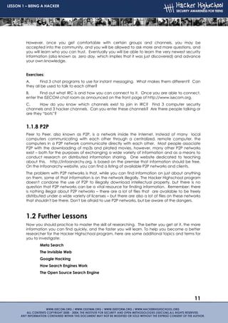 Hacker High School-Book 01- being_a_hacker | PDF