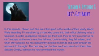 Let’s get hairy: psych season 4 episode 8 | PPTX