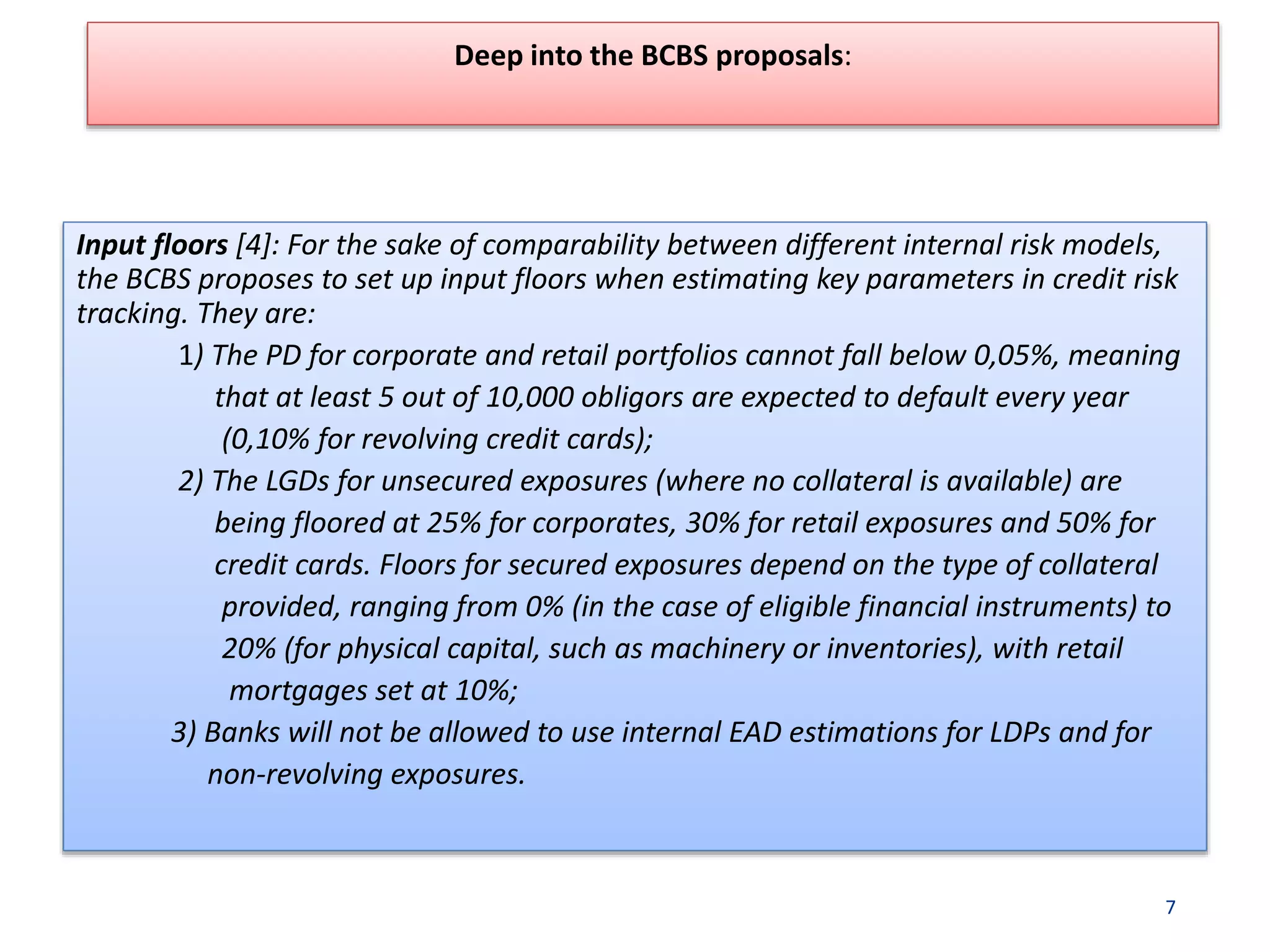 RWA Credit Risk Floors | PPTX | Stocks and Bonds | Personal Investing