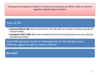 RWA Credit Risk Floors | PPTX | Stocks and Bonds | Personal Investing