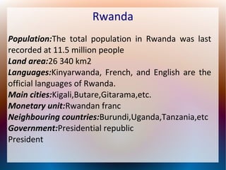 Rwanda | PDF