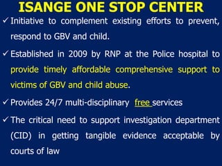 Isange One Stop Center Model, Rwanda | PDF