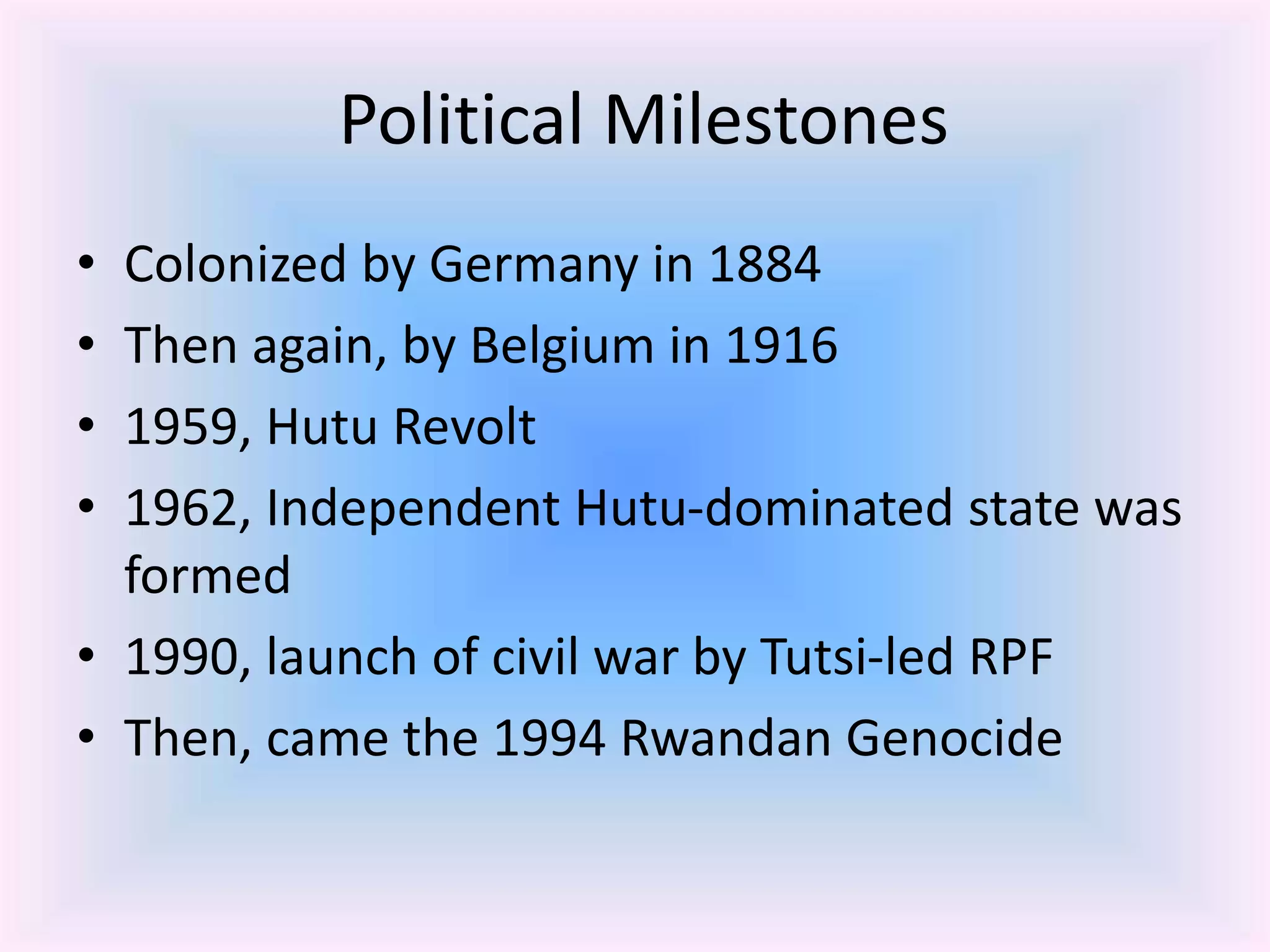 Rwanda an analysis of structural transformation ppt | PPTX