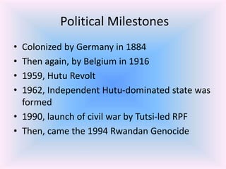 Rwanda an analysis of structural transformation ppt | PPTX