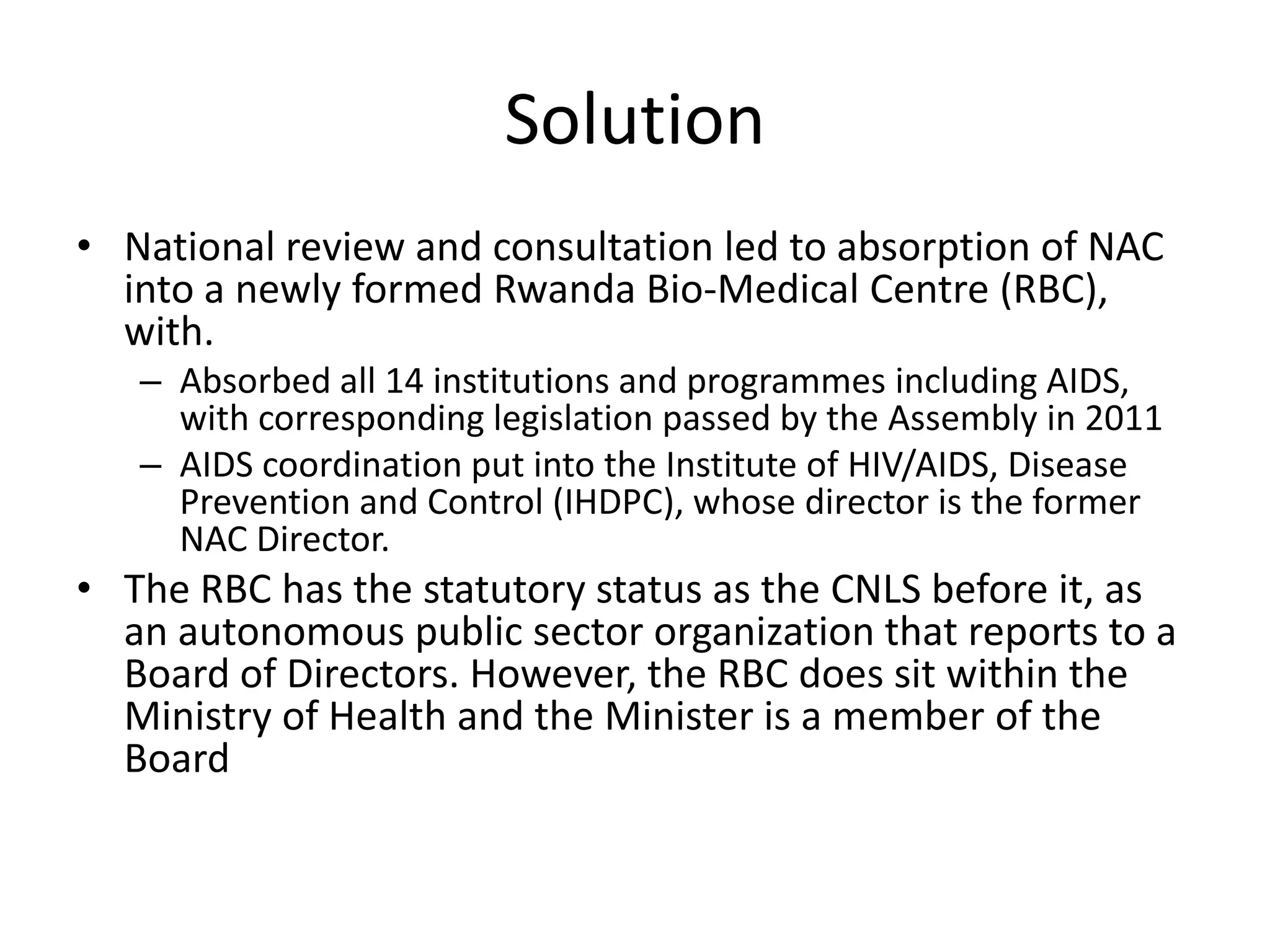 Rwanda experience | PPTX