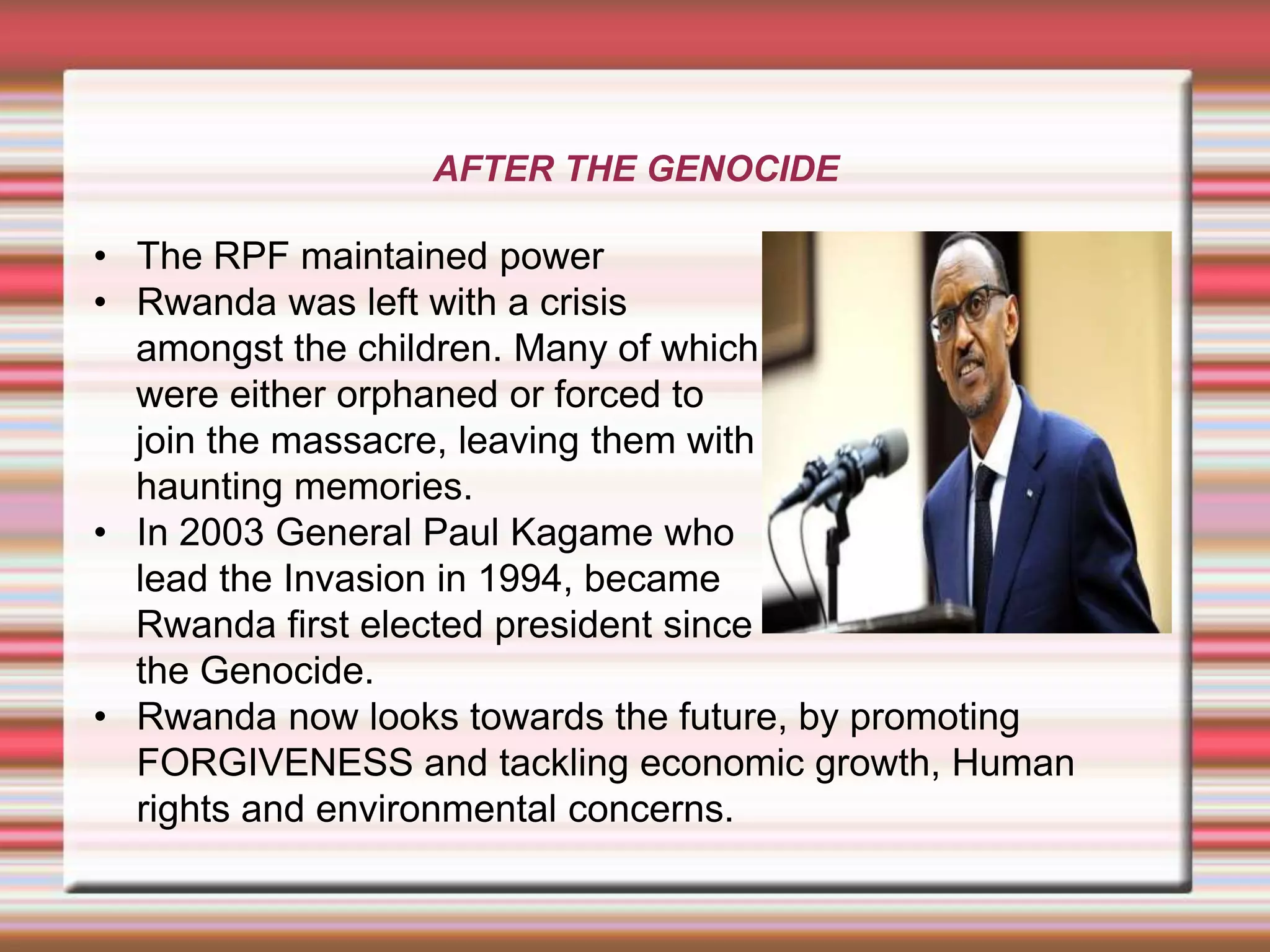 Rwanda genocide | PPTX