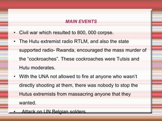 Rwanda genocide | PPTX