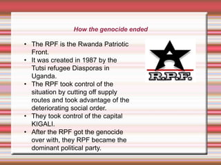 Rwanda genocide | PPTX